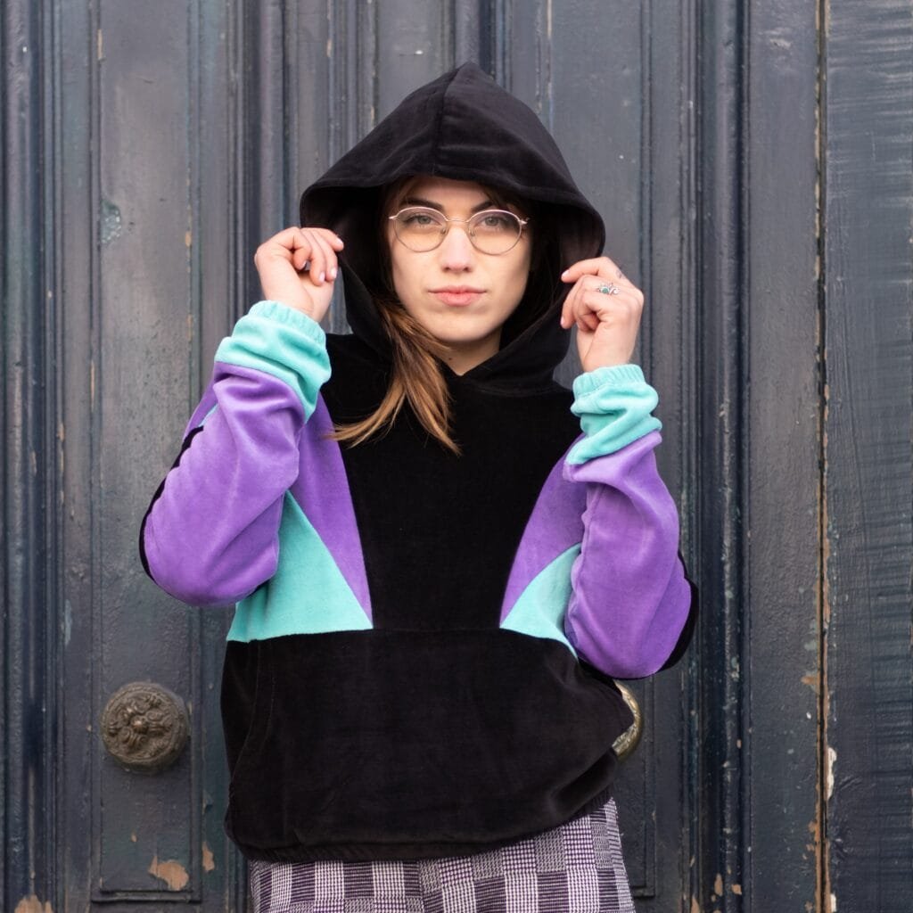 Canguro Selva Negro/Violeta/Menta – Takun